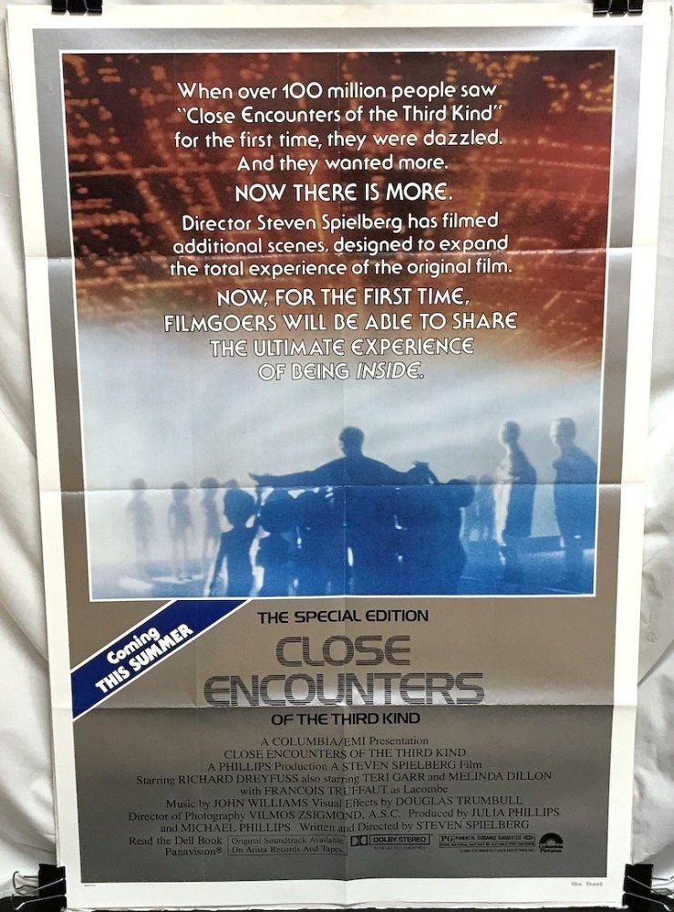 Close Encounters of the Third Kind (R-1980) One-sheet Poster